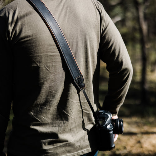 Deluxe 45 Padded Leather Camera Strap – Lucky Camera Straps